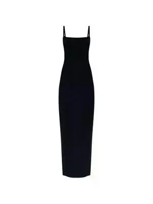 Dsquared2 Slit Maxi Dress - Black