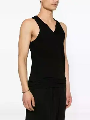 Yohji Yamamoto V-neck Tank Top