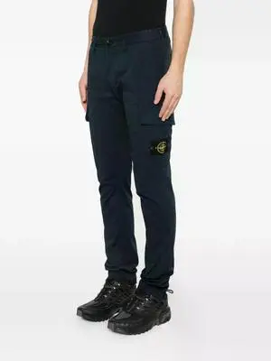 Stone Island Logo Patch Cargo Trousers