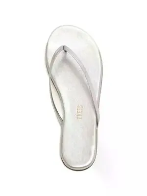 Tkees Tkees Metallic Strap Flip-Flops Silver