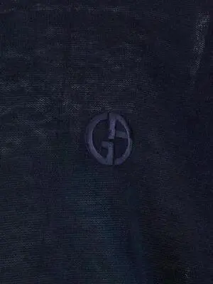 Giorgio Armani Embroidered Pique T-shirt