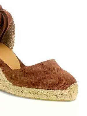 CastaÑer Lace-up Wedge Espadrilles