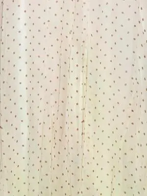 ROTATE BY BIRGER CHRISTENSEN Cream Polka Dot Balloon Jumpsuit - Neutrals