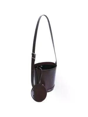 JIL SANDER Cannolo Bucket Bag - Red