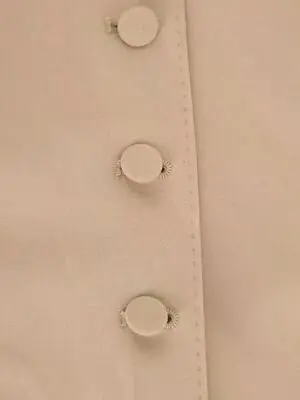 Tagliatore Covered Button V-neck Vest