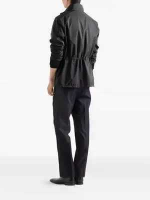 Prada Re-nylon Jacket With Hood - Black