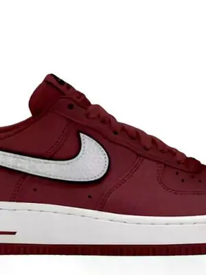 Nike Force 1 Lace-up Sneakers - Red