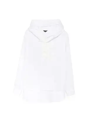 Comme Des Garçons Long-sleeve Hoodie - White