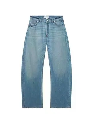 Stella McCartney Relaxed Curve Jeans In Organic Cotton With Pure.tech Technology