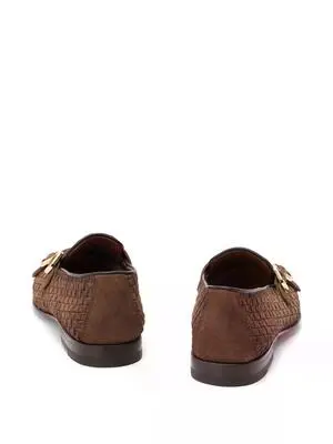 Santoni Double-buckle Loafers