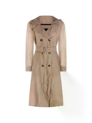 MOORER Double-breasted Belted Coat