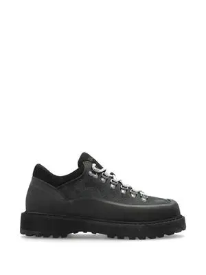 Diemme Cornaro Gomma Lace-up Leather Sneakers - Black