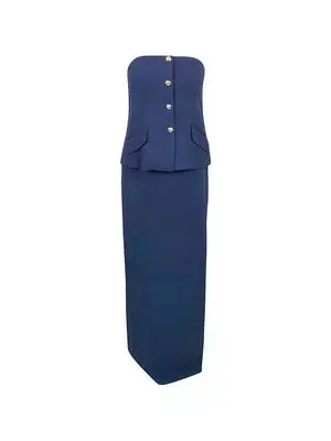 Ralph Lauren Strapless Maxi Dress