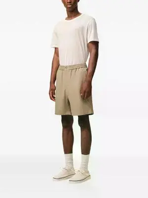 AMI Paris Cotton Elasticated Waist De Coeur Shorts