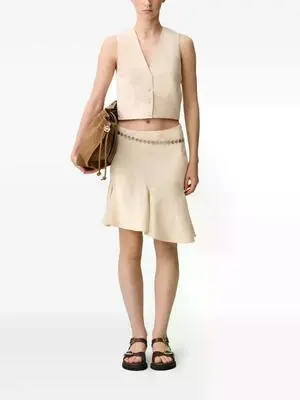 Claudie Pierlot Sleeveless V-neck Waistcoat - Neutrals