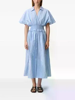 Claudie Pierlot Striped Wrap Dress