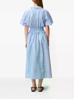 Claudie Pierlot Striped Wrap Dress
