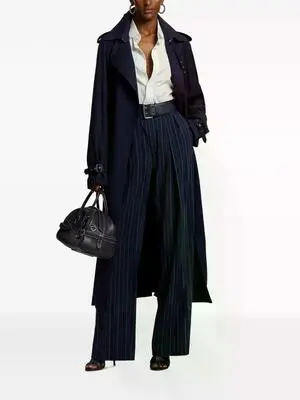 Ralph Lauren Alecia Buttoned Belted Trench Coat