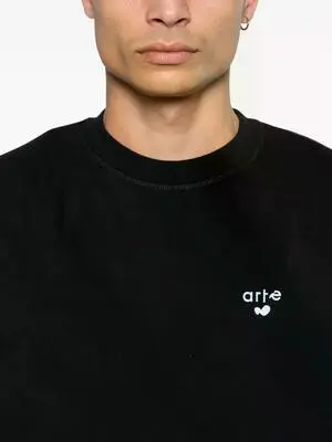 ARTE ANTWERP Logo Embroidered Crewneck Sweatshirt