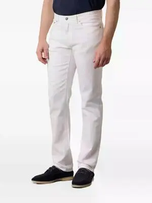 Brooks Brothers Five-pocket Twill Trousers - White