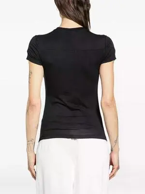 THOM KROM Crew Neck T-shirt With Back Seams