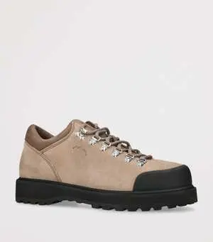 Diemme Cornaro Suede Low-top Lace-up Boots - Brown