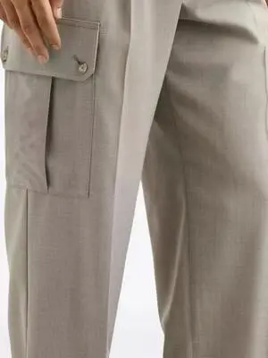 Dolce & Gabbana Virgin Wool Cargo Trousers