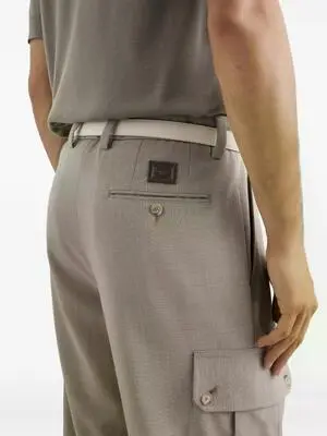 Dolce & Gabbana Virgin Wool Cargo Trousers