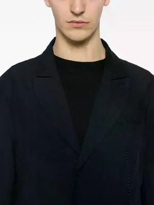 Masnada Bia Button Textured Blazer