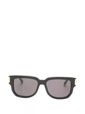 Chloé Rectangle Frame Sunglasses - Black