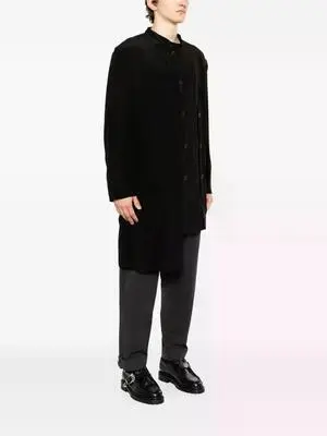 Yohji Yamamoto Stand Collar Asymmetric Jacket