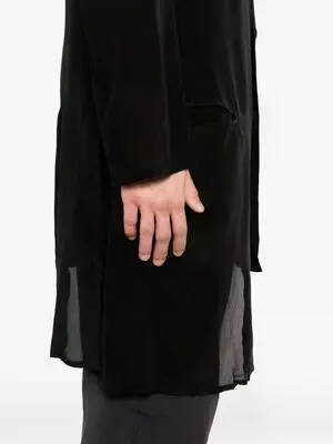 Yohji Yamamoto Stand Collar Asymmetric Jacket