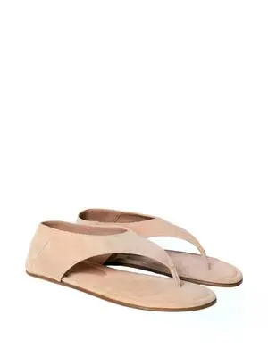 GIABORGHINI Suede Flat Sandals