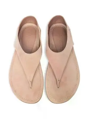 GIABORGHINI Suede Flat Sandals