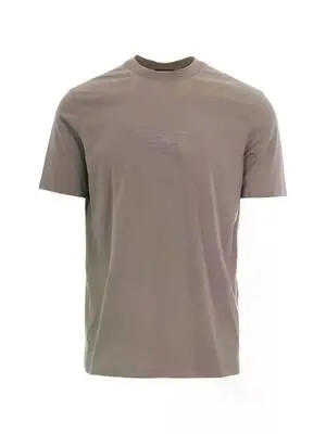 Emporio Armani T-shirt Essential Slim Fit In Pima Cotton Jersey - Neutrals