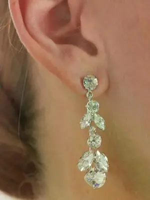JENNIFER BEHR Carolena Crystal Drop Earrings