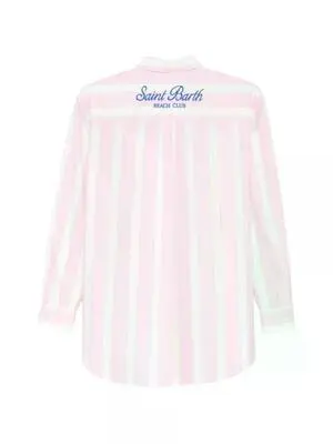 MC2 SAINT BARTH Brigitte Striped Shirt - Pink