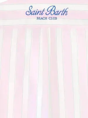 MC2 SAINT BARTH Brigitte Striped Shirt - Pink