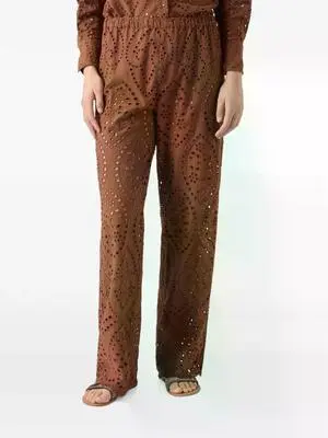 MC2 SAINT BARTH Inez Trousers - Brown