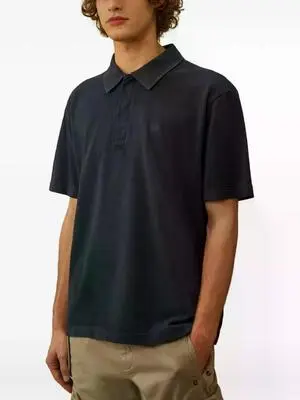 C.P. COMPANY Short-sleeve Logo-detail Polo Shirt