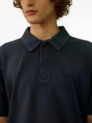 C.P. COMPANY Short-sleeve Logo-detail Polo Shirt