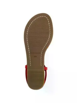 Bernardo T-strap Sandals With Buckle Fastening - Red