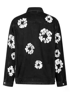 DENIM TEARS X Levi's Wreath-print Denim Jacket