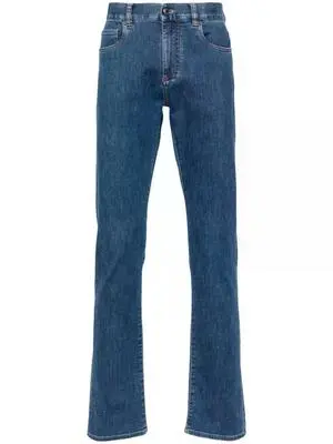 Canali Slim Cut Jeans - Blue