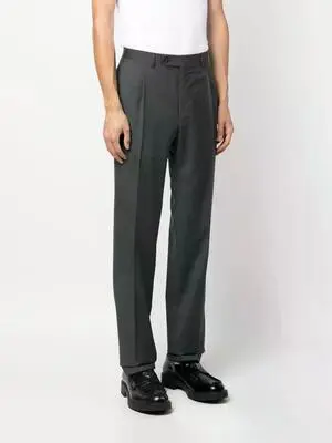 Canali Straight-leg Wool Tailored Trousers