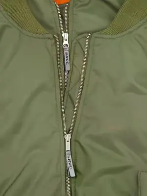 SRVC STUDIO Hooded Bomber Jacket