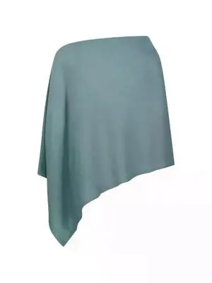 BEYOU Asymmetric Poncho - Blue