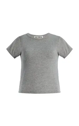 Eterne Short Sleeve Baby Tee - Grey