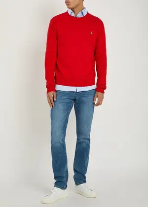 FRAME L'homme Slim-leg Jeans - Mid Blu