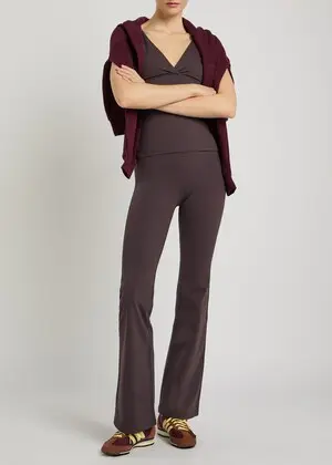 TALA Dayflex Flare Stretch-jersey Leggings - Brown